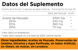 Omega 3 2000mg con DHA - DPA - EPA – Vitaminas Fitamin